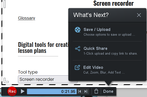 Screencast-o-matic | DMC